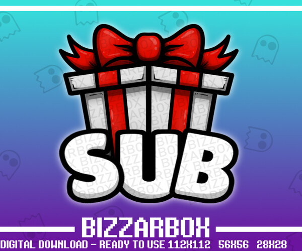 ArtStation - Twitch Emote: Gifted Sub | Artworks