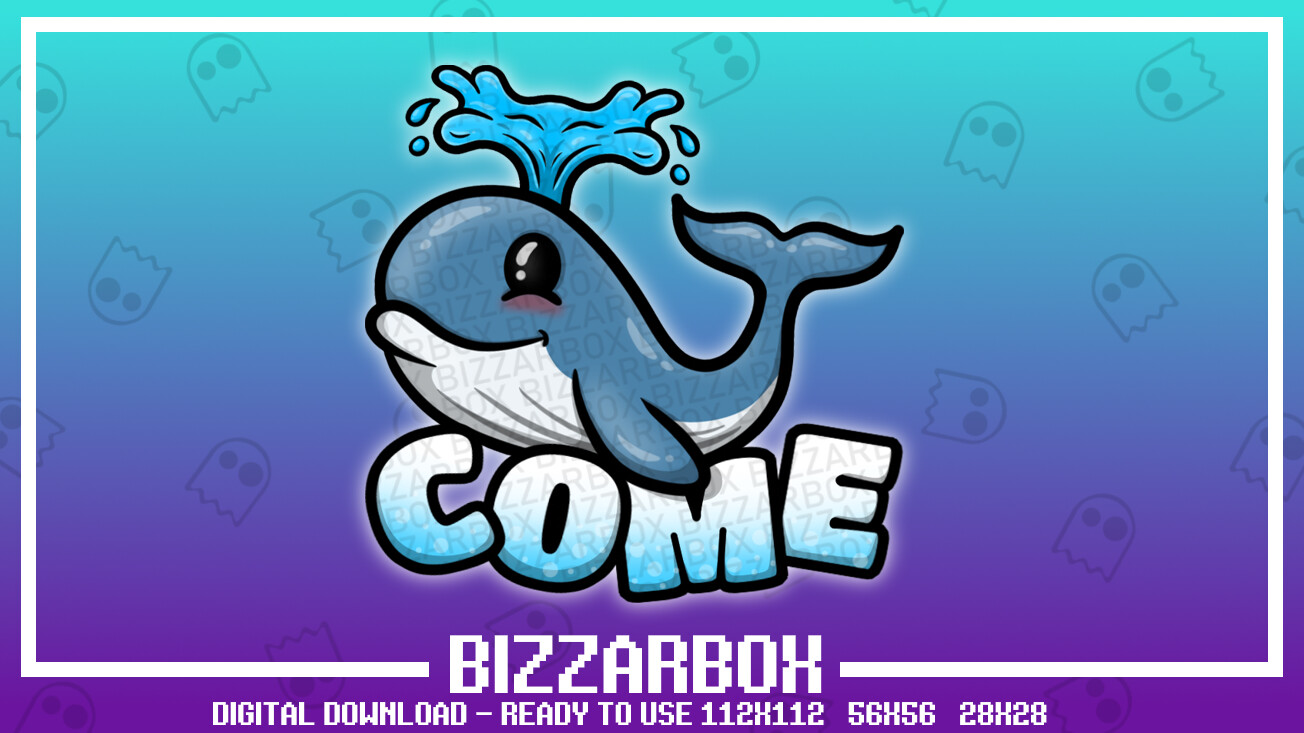 ArtStation - Twitch Emote: Whale Come | Artworks