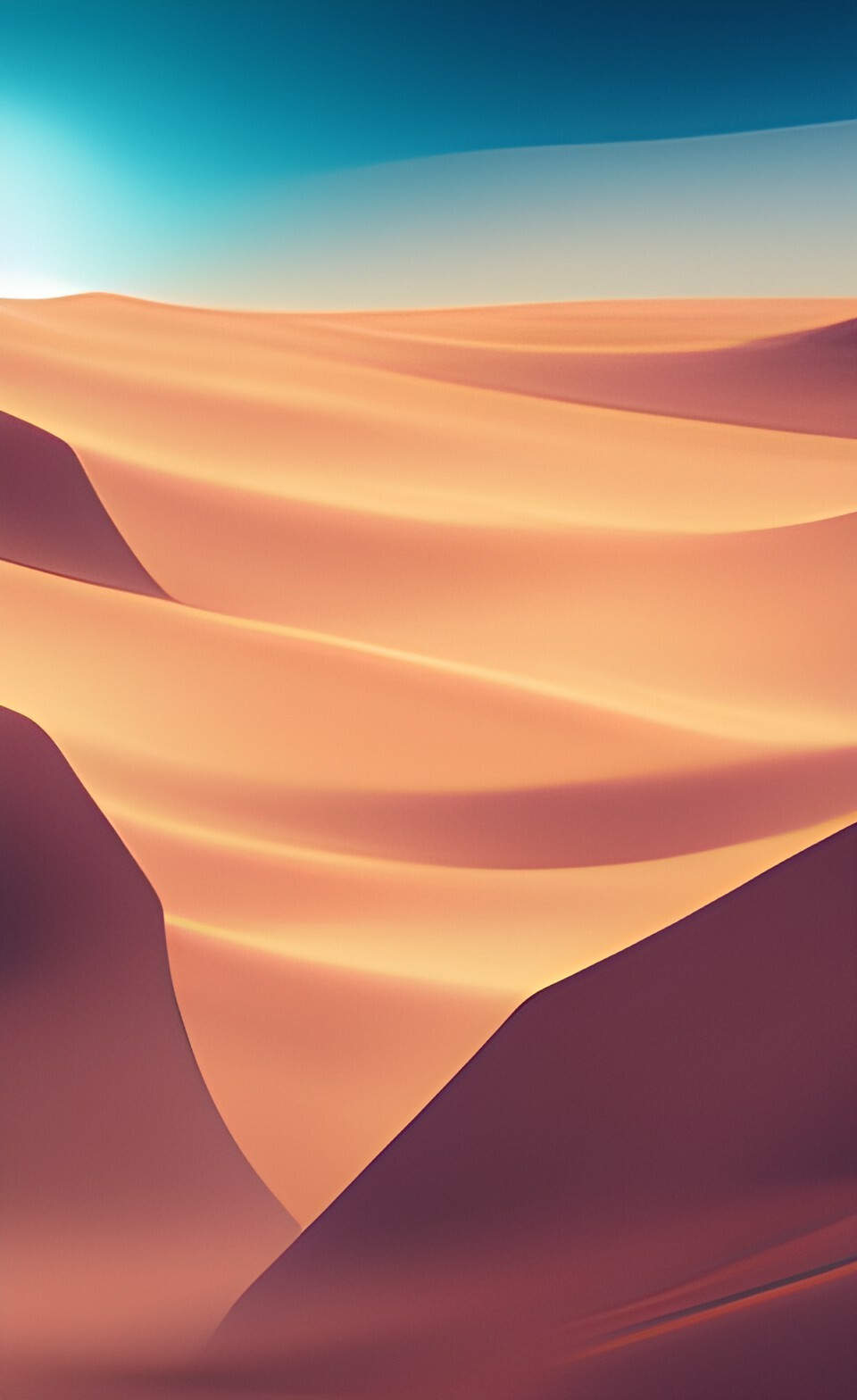 ArtStation - Arabian night Desert town Illustration Background ...