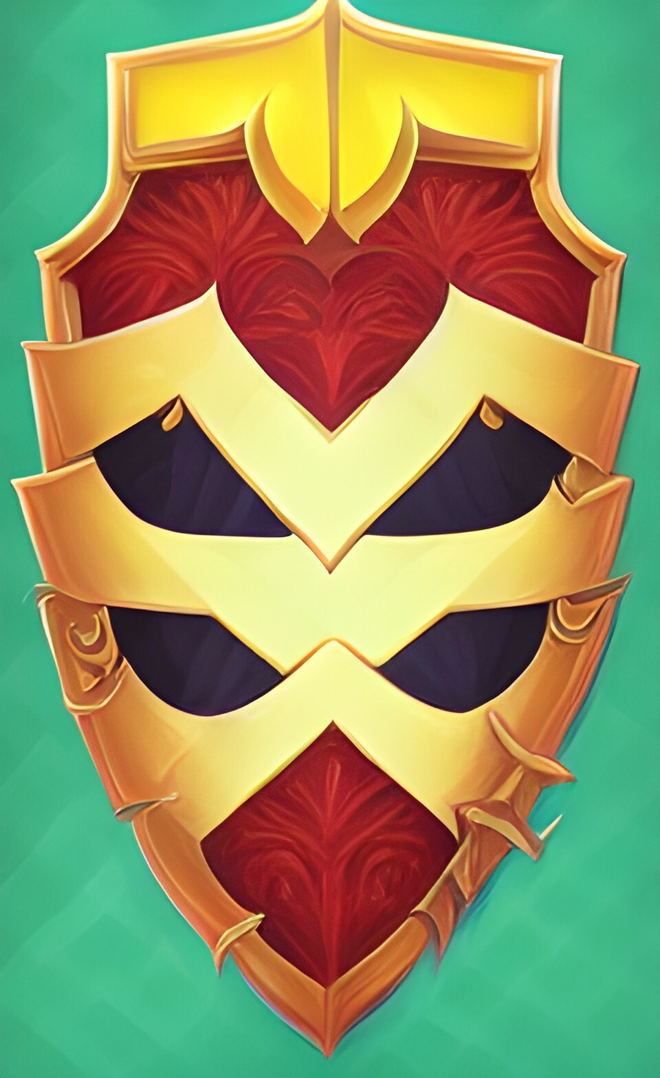 ArtStation - Shield fantasy epic legends game icon Stylized digital ...