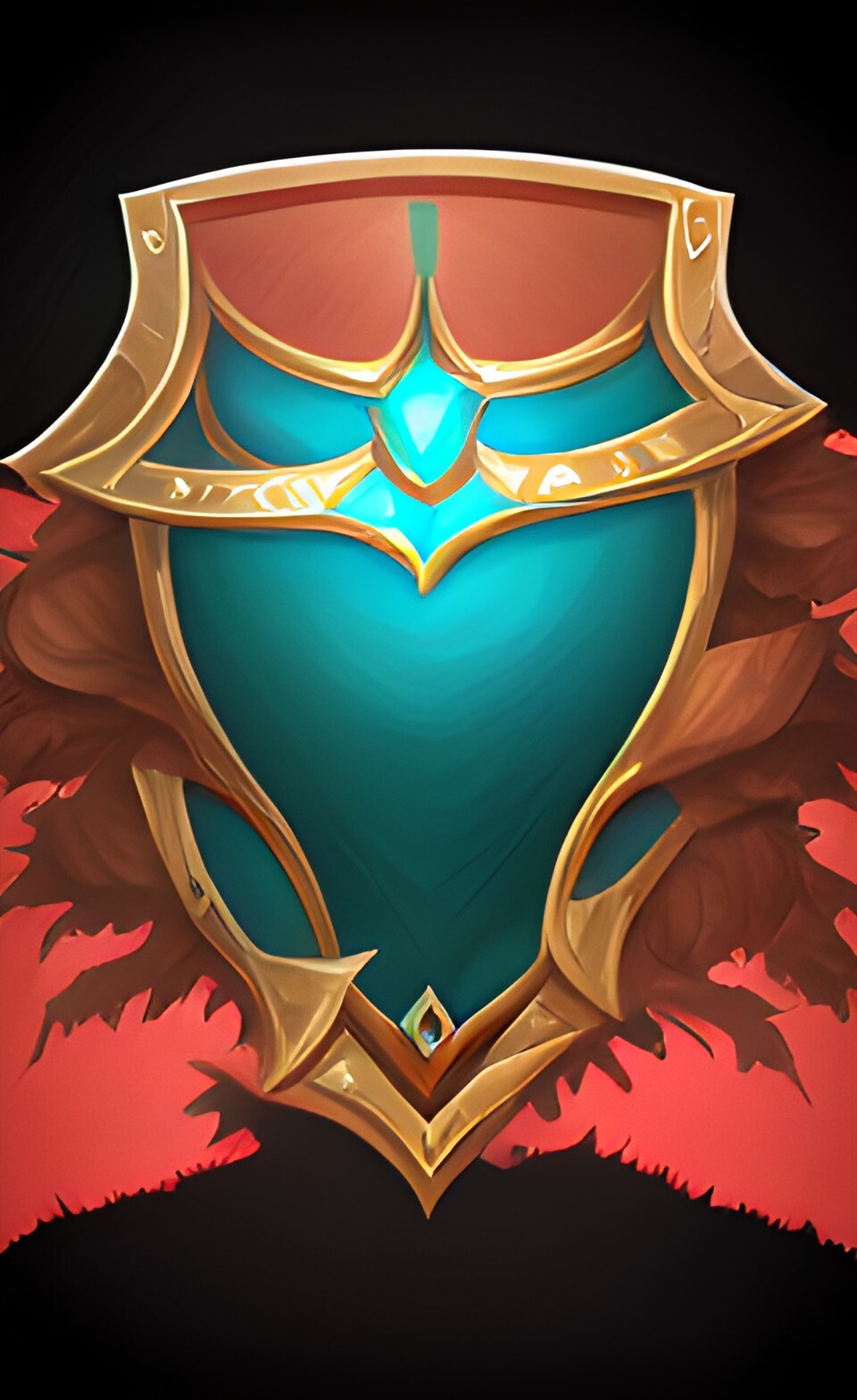 ArtStation - Shield fantasy epic legends game icon Stylized digital ...
