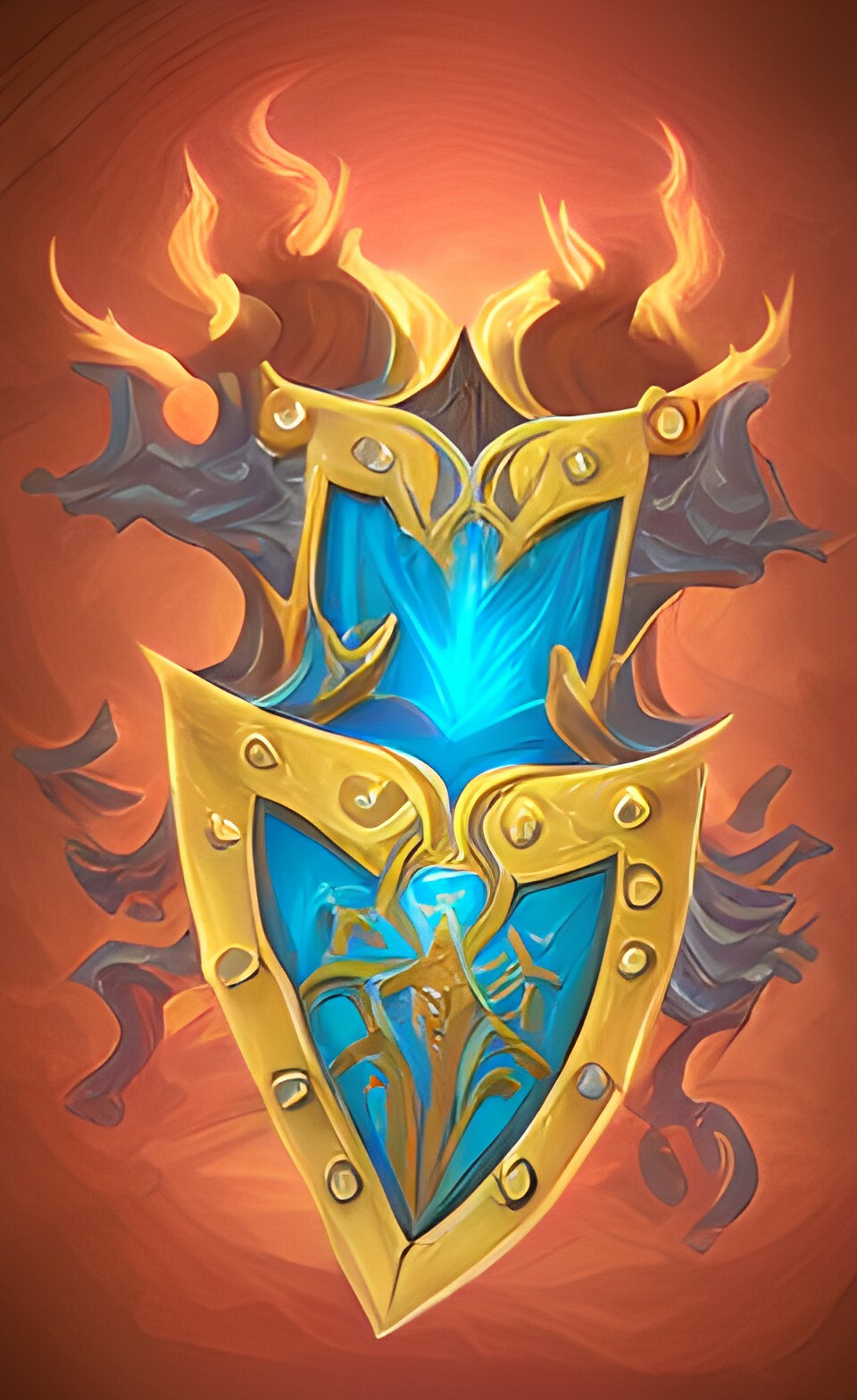 ArtStation - Shield fantasy epic legends game icon Stylized digital ...