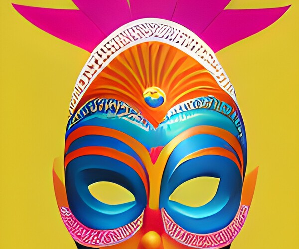 ArtStation - Mask Carnaval Rio 1k image jpg collection pack | Artworks