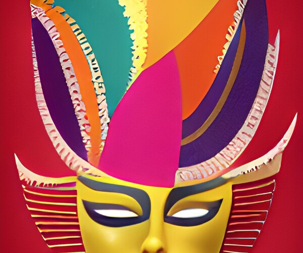 ArtStation - Mask Carnaval Rio 1k image jpg collection pack | Artworks