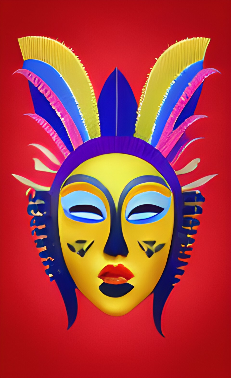 ArtStation - Mask Carnaval Rio 1k image jpg collection pack | Artworks