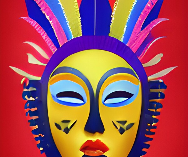 ArtStation - Mask Carnaval Rio 1k image jpg collection pack | Artworks