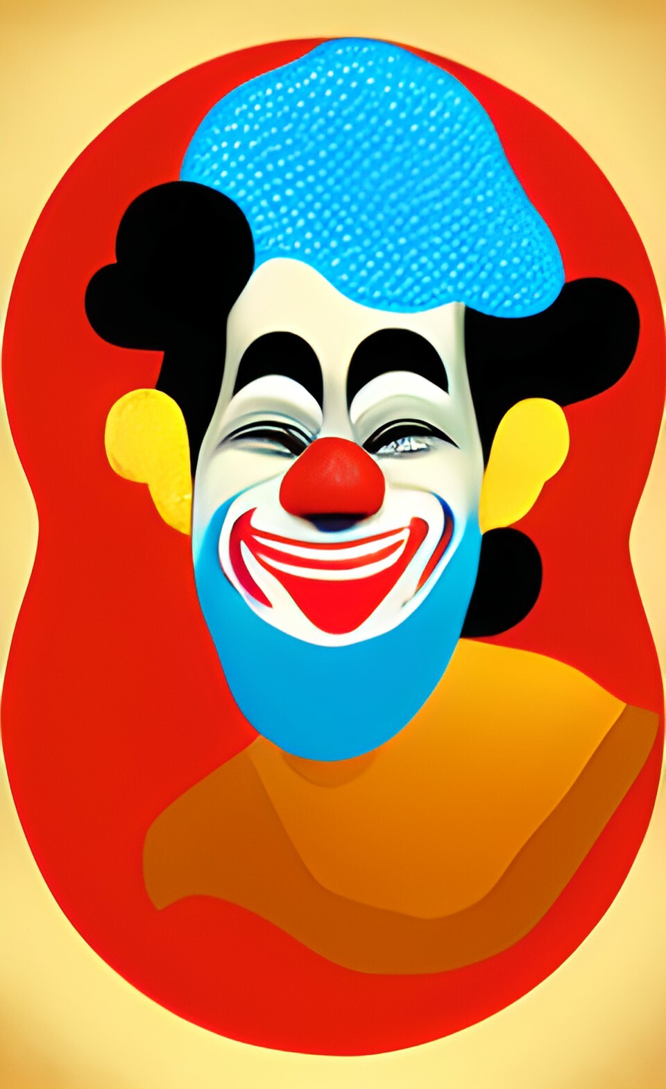 ArtStation - Mask Clown digital illustration 1K image pack | Artworks