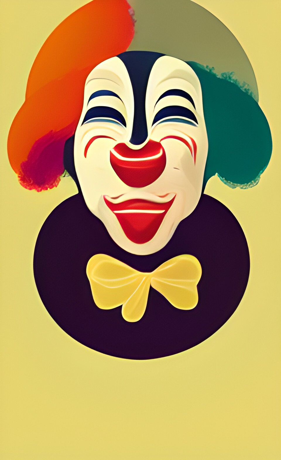 ArtStation - Mask Clown digital illustration 1K image pack | Artworks