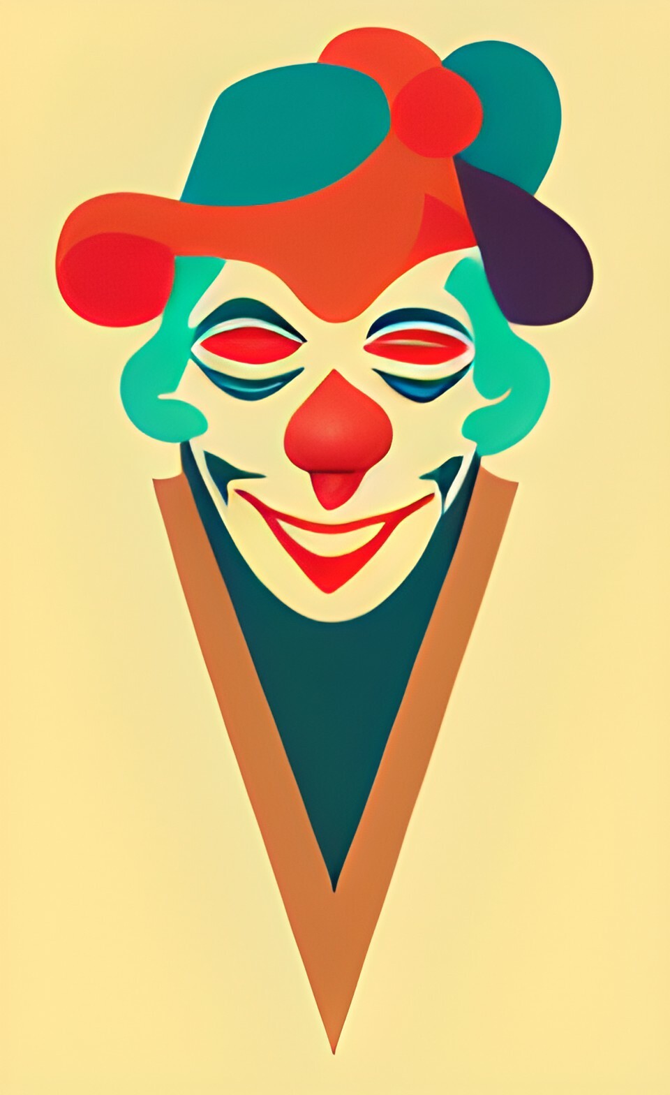 ArtStation - Mask Clown digital illustration 1K image pack | Artworks