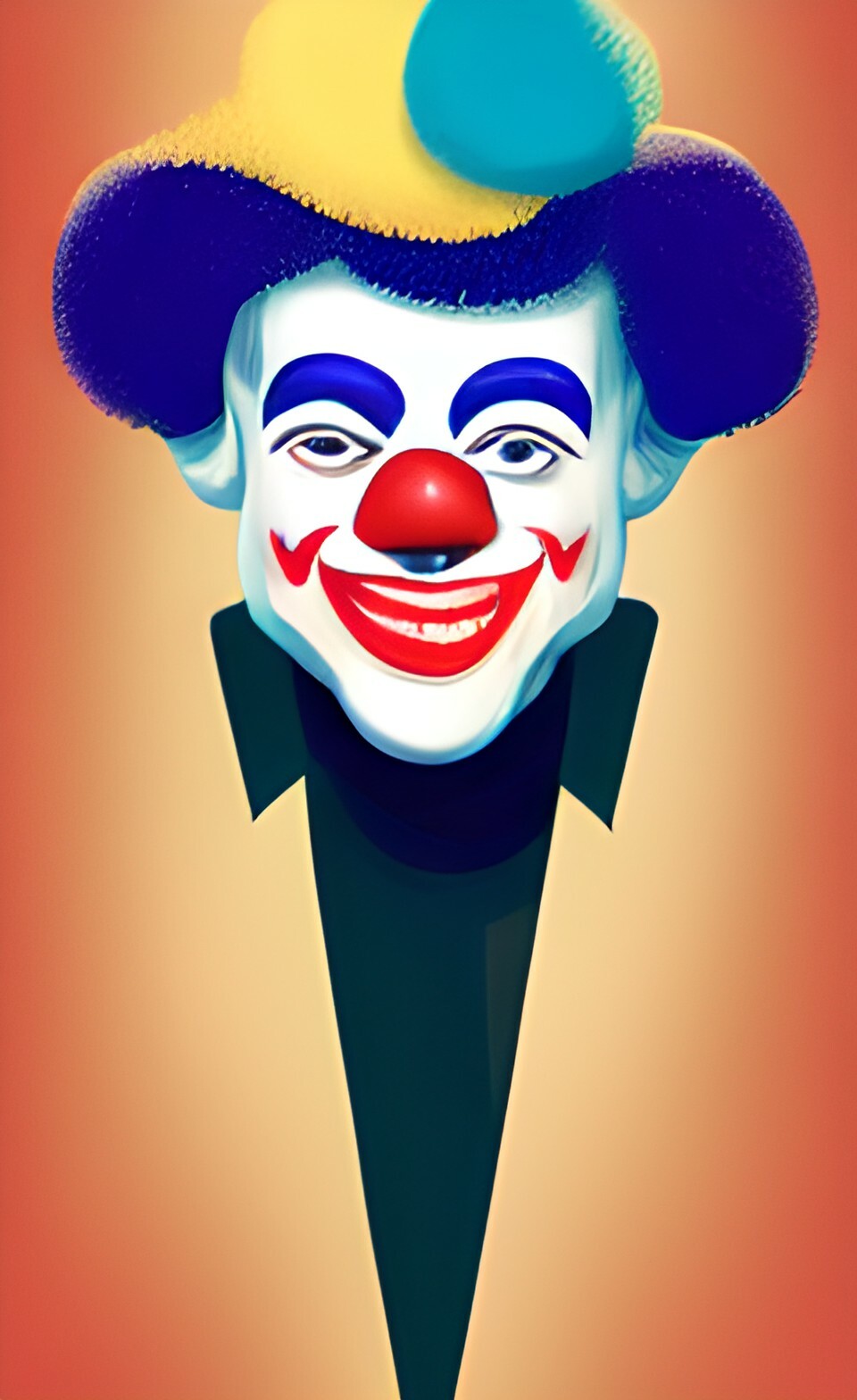 ArtStation - Mask Clown digital illustration 1K image pack | Artworks