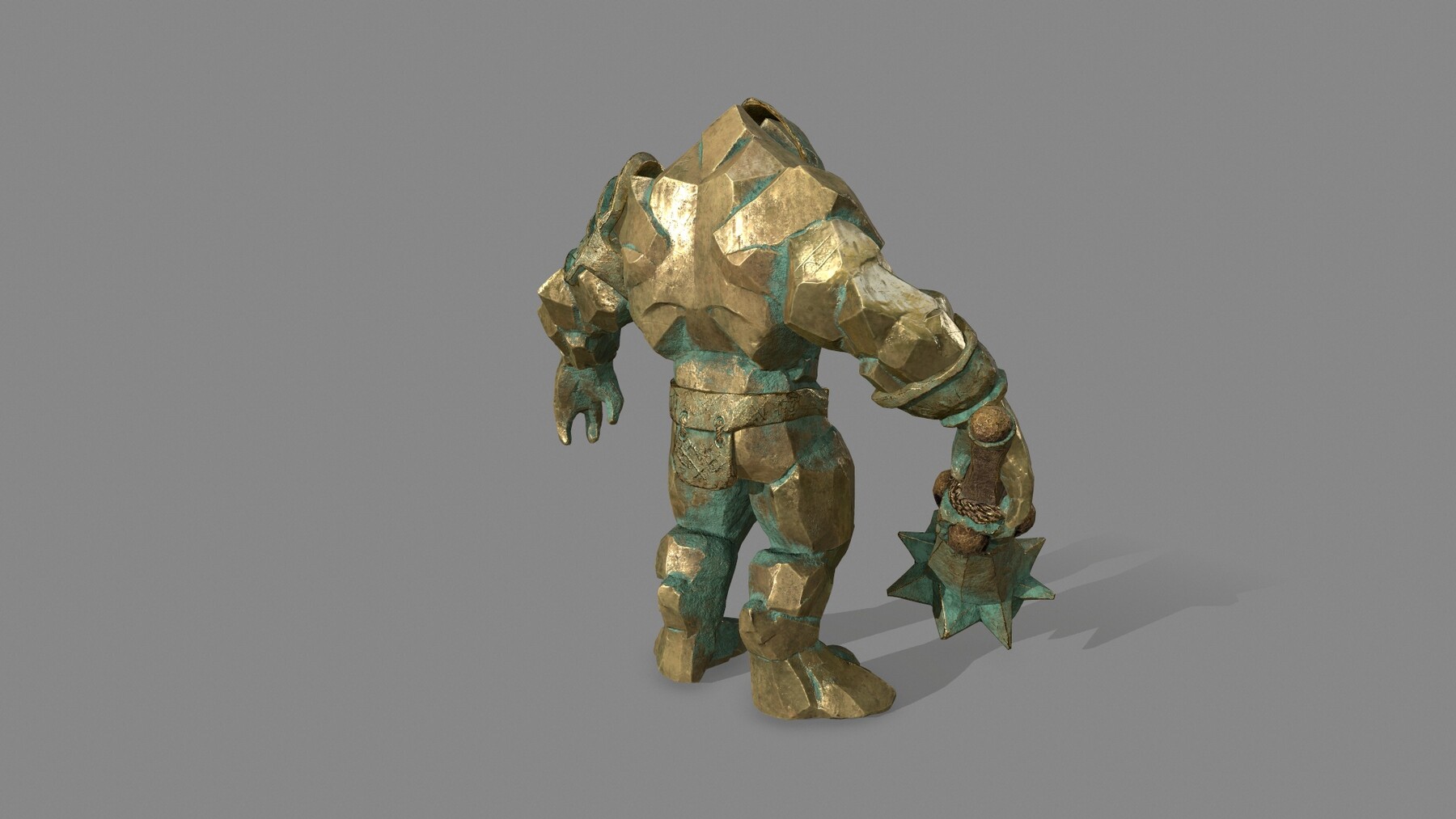 ArtStation - gold monster | Game Assets