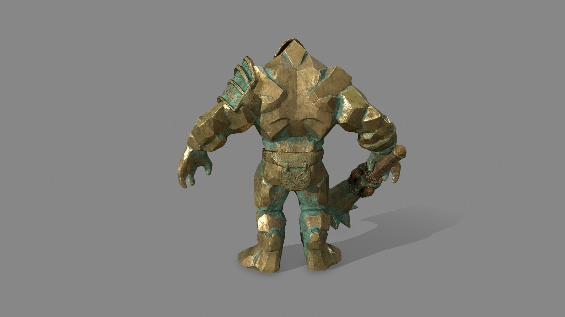 ArtStation - gold monster | Game Assets