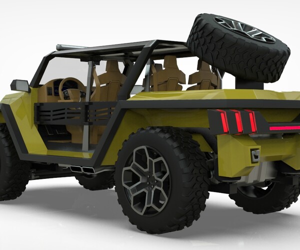 ArtStation - WildTruck Version 4 | Game Assets