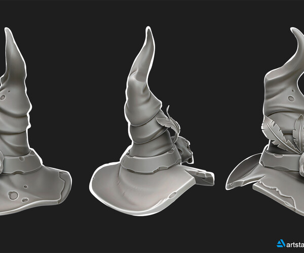 ArtStation - Stylized Hat Video Process | Tutorials