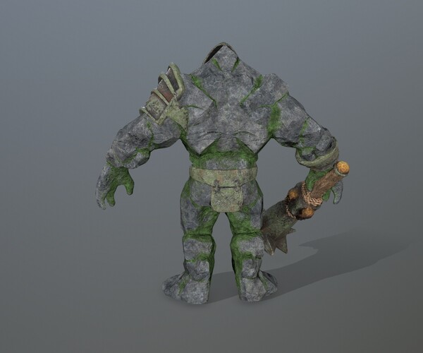 ArtStation - rock monster | Game Assets