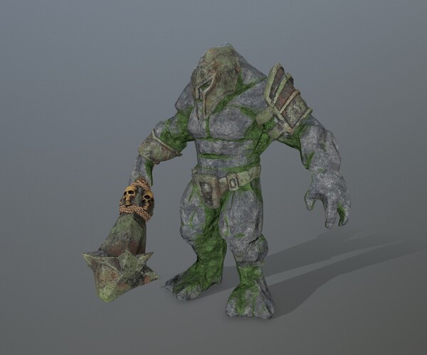 ArtStation - rock monster | Game Assets