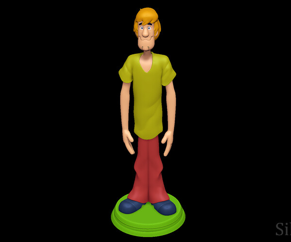 ArtStation - Shaggy - Scooby Doo 3D print model | Resources