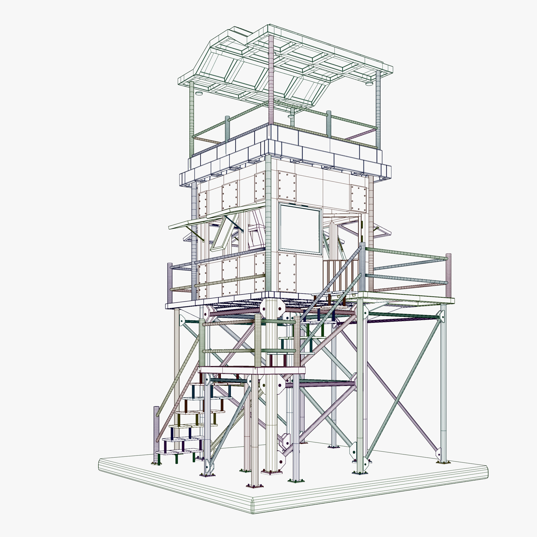 ArtStation - Military Tower | Resources