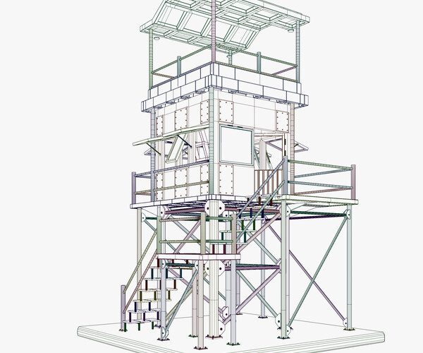 ArtStation - Military Tower | Resources