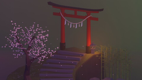 ArtStation - Torii gate | Game Assets