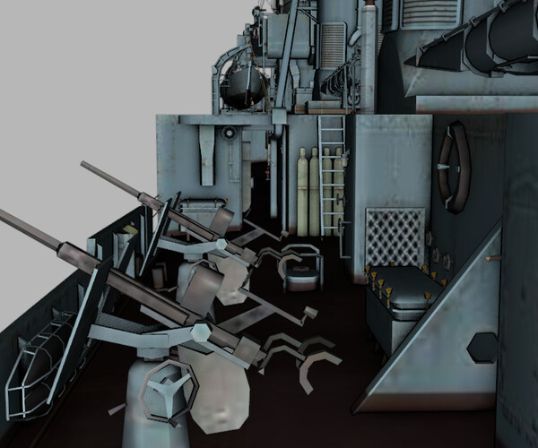 ArtStation - SHIP REBUILT LOW POLY GAME READY 3D MODEL | Resources