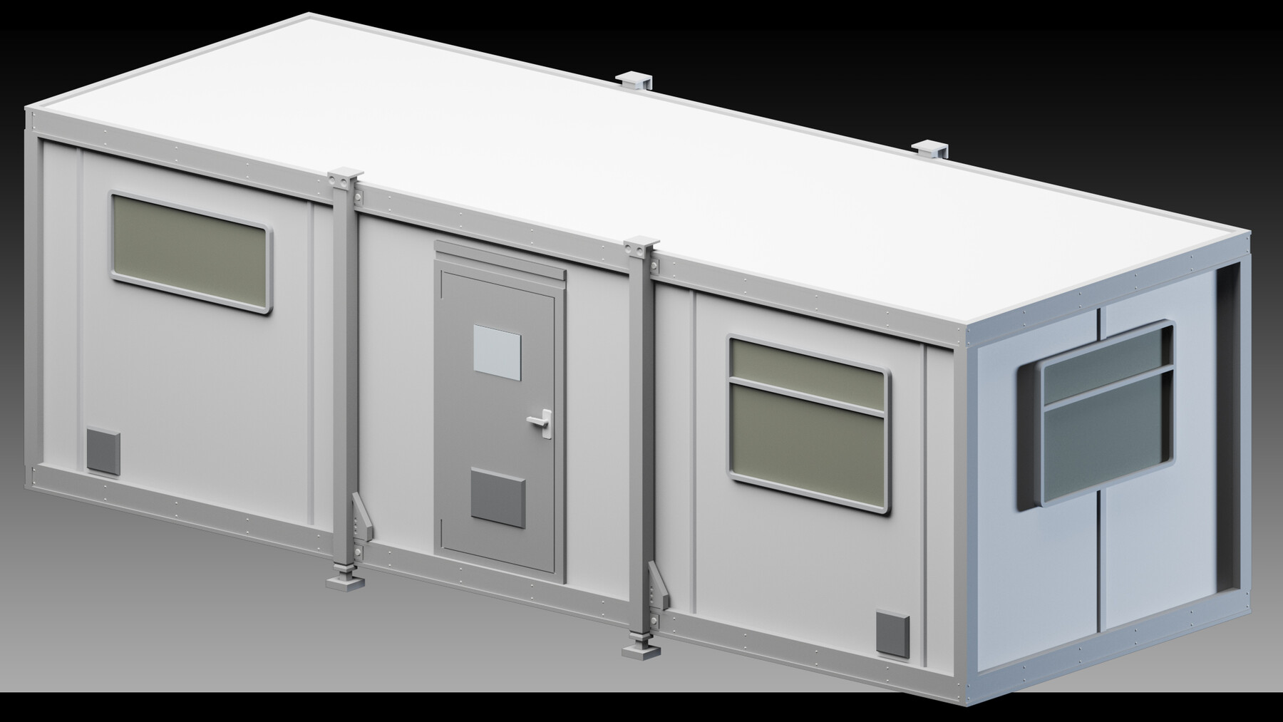 ArtStation - 23 Shipping Containers- Vol 01- High detail 3d models ...