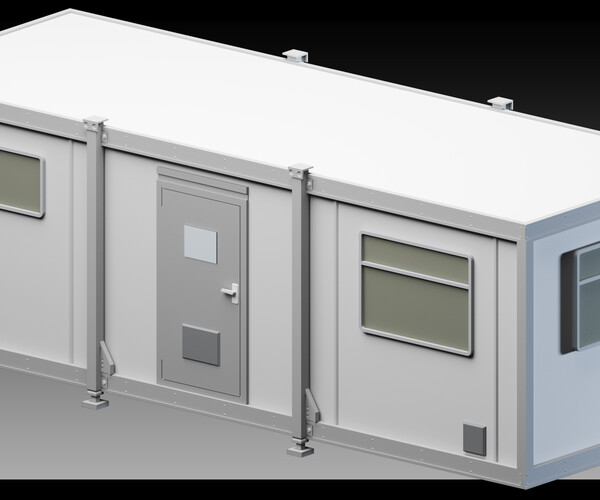 ArtStation - 23 Shipping Containers- Vol 01- High detail 3d models ...