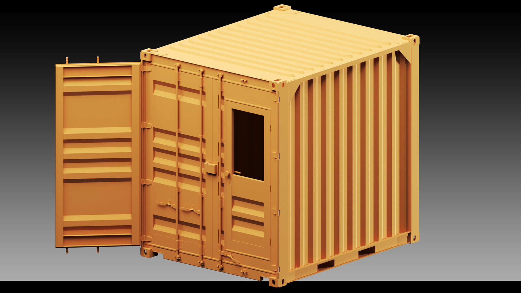 ArtStation - 23 Shipping Containers- Vol 01- High detail 3d models ...