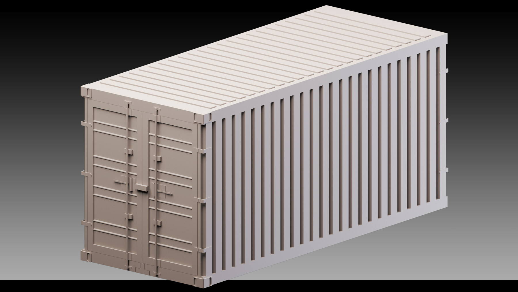 ArtStation - 23 Shipping Containers- Vol 01- High detail 3d models ...