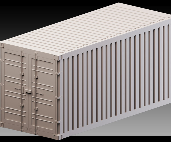ArtStation - 23 Shipping Containers- Vol 01- High detail 3d models ...