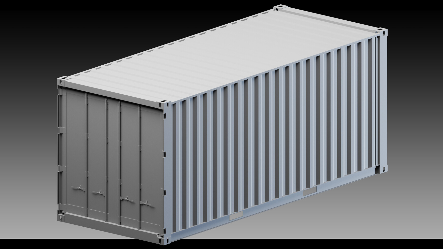 ArtStation - 23 Shipping Containers- Vol 01- High detail 3d models ...