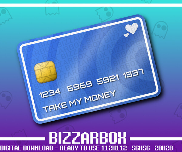 ArtStation - Twitch Emote: Credit Card | Artworks