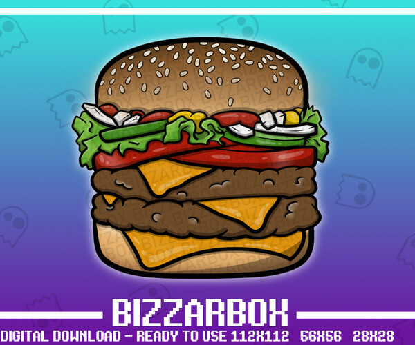 ArtStation - Twitch Emote: Burger | Artworks