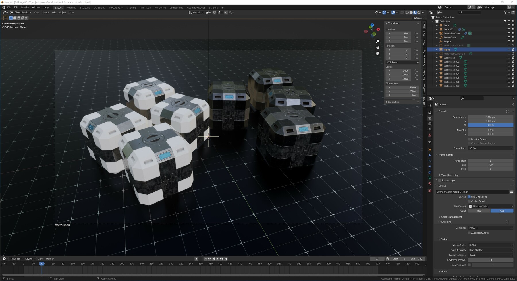 ArtStation - SCi-Fi Crate [3D Model/Asset] | Game Assets
