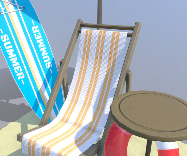 ArtStation - Beach Scene | Game Assets