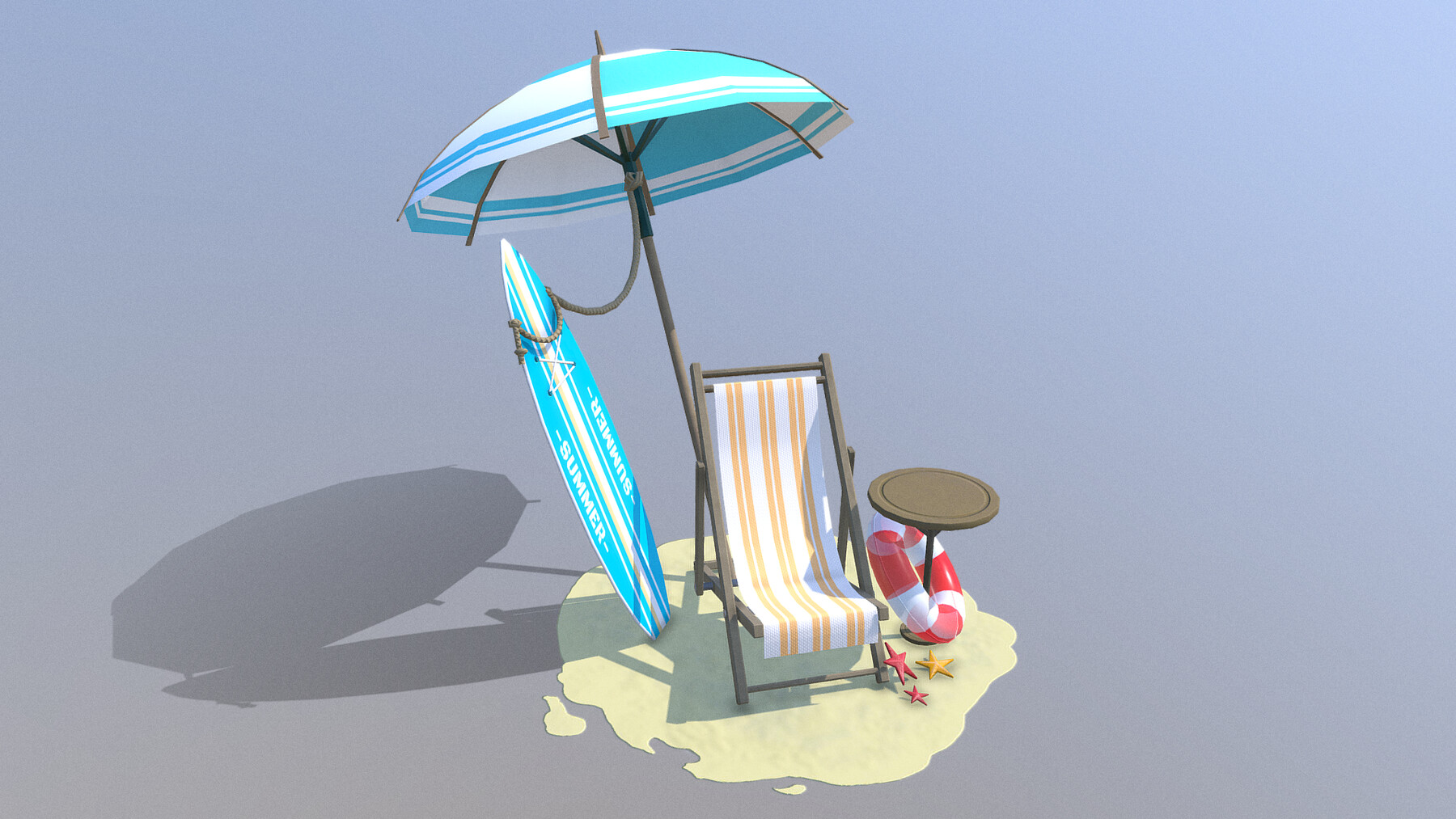 ArtStation - Beach Scene | Game Assets