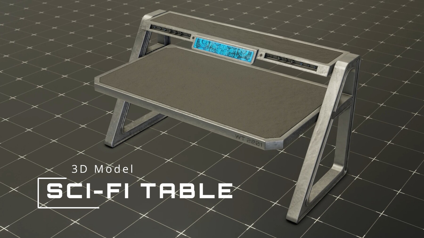 ArtStation - Sci-Fi Table [3D Model/Asset] | Game Assets