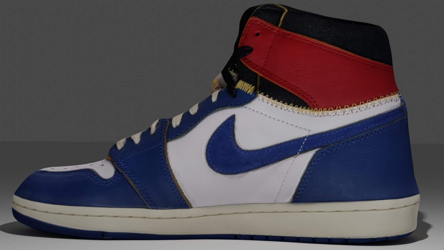 ArtStation - Jordan 1 Retro High Union Los Angeles Blue Toe | Game Assets