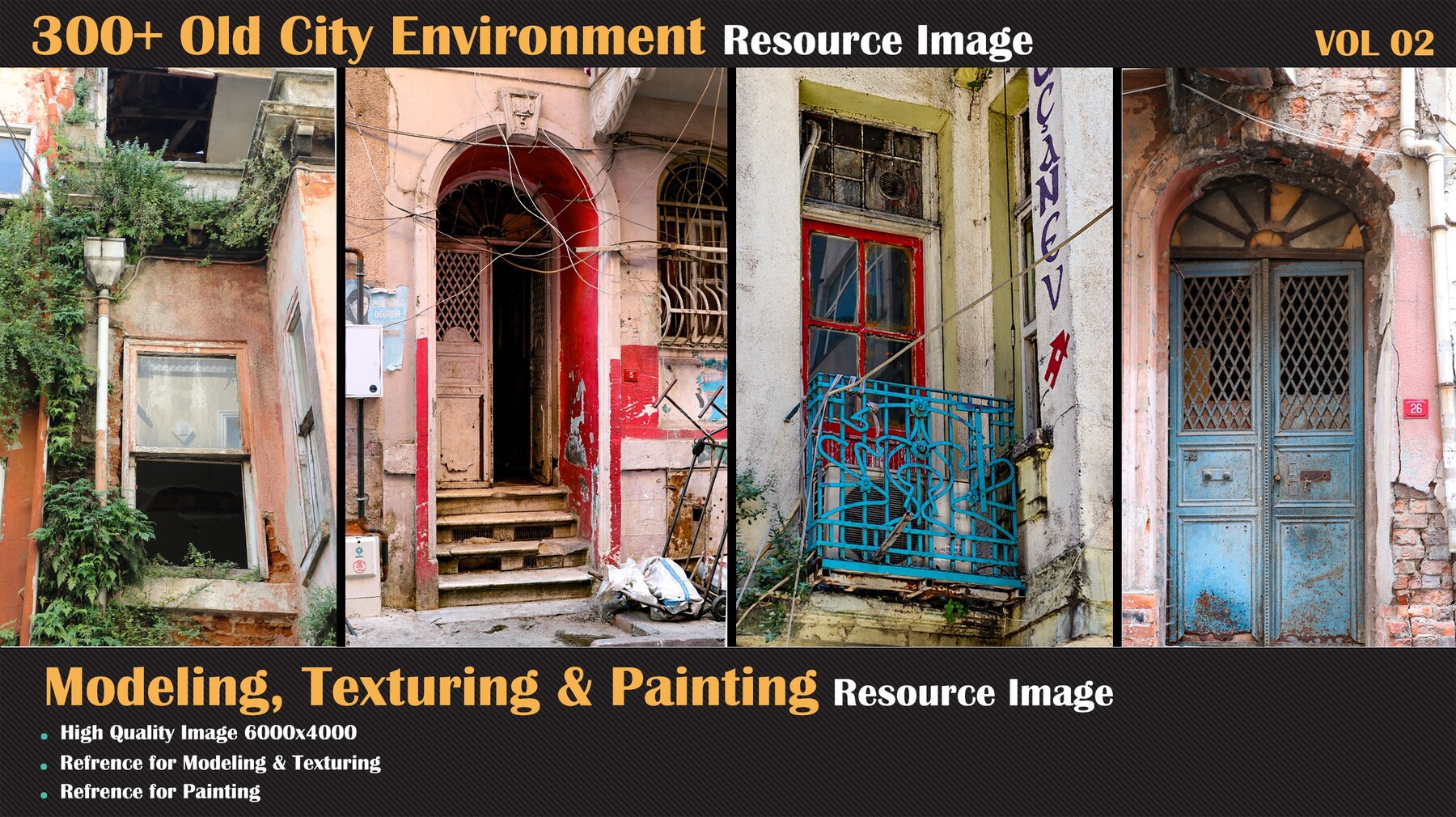 ArtStation - 300+ Old City Environment - VOL 03 | Resources