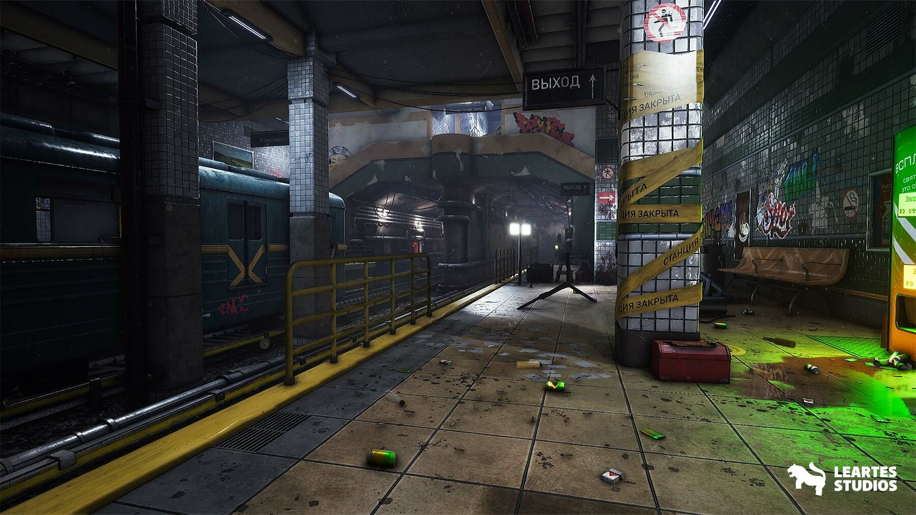 ArtStation - Subway Station Environment | Game Assets