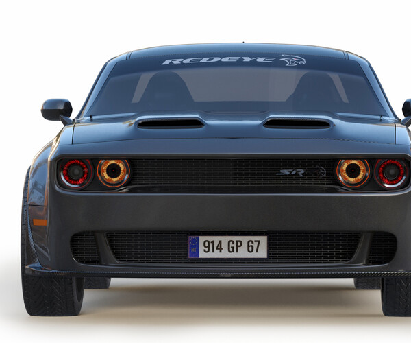 ArtStation - Dodge Challenger Hellcat Redeye | Resources