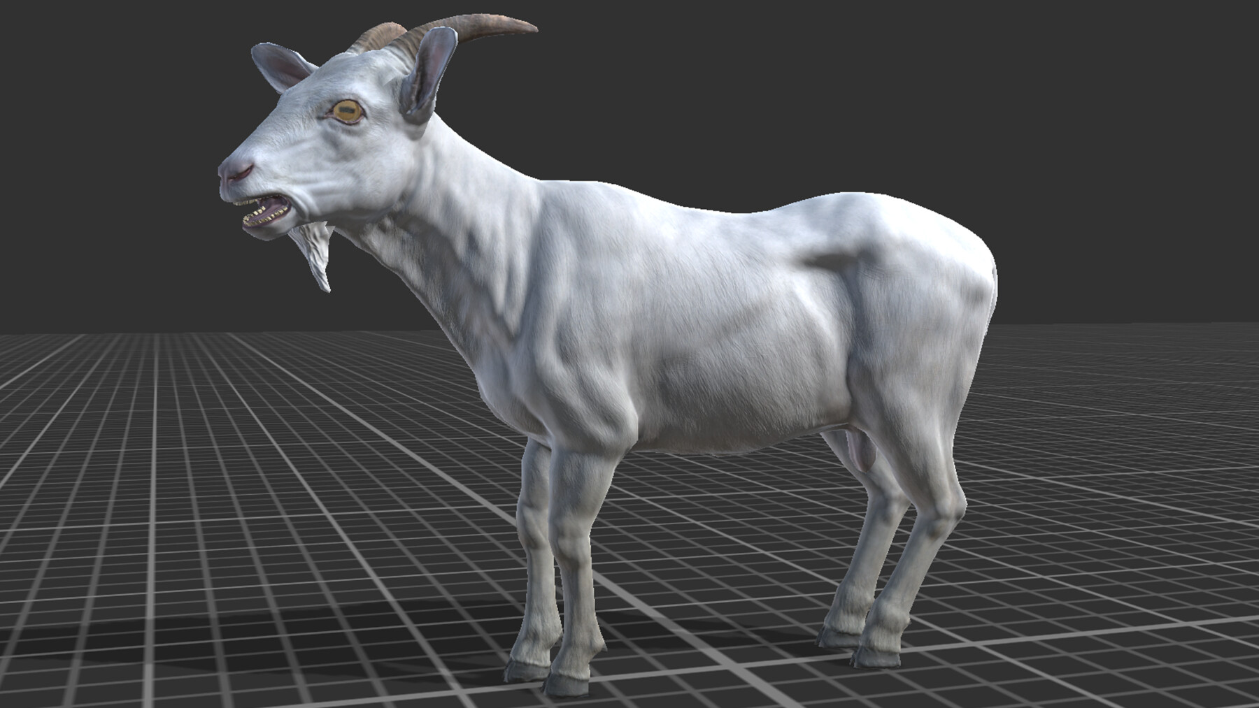 ArtStation - Goat male | Game Assets