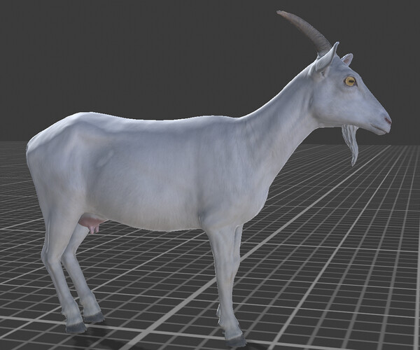 ArtStation - Goat female | Game Assets