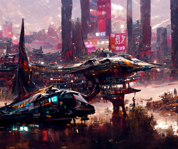 ArtStation - Cyber City | Artworks