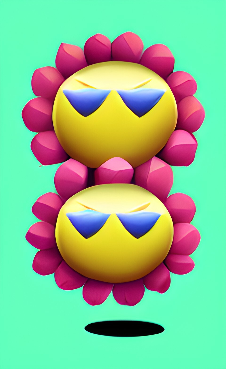 ArtStation - Mask tribal Emoji with flower 1k image jpg collection ...