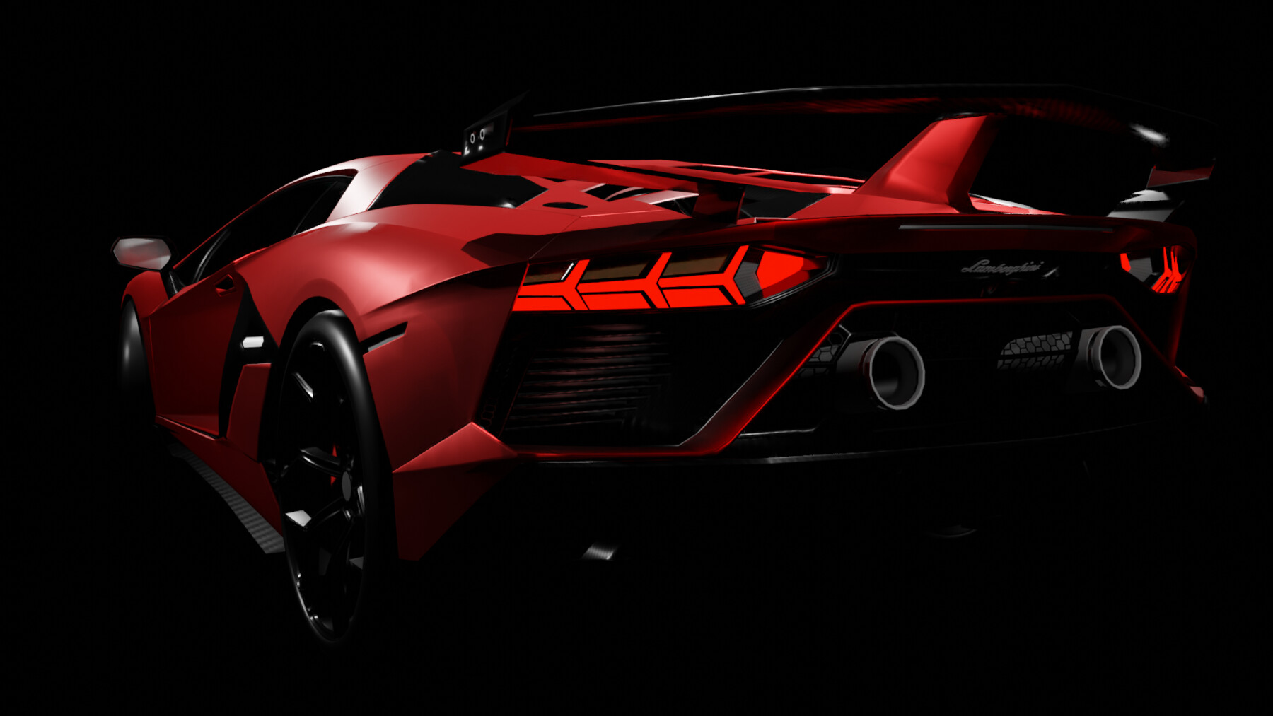 ArtStation - LAMBORGHINI AVENTADOR 770 HP GAME READY LOW POLY MODEL ...