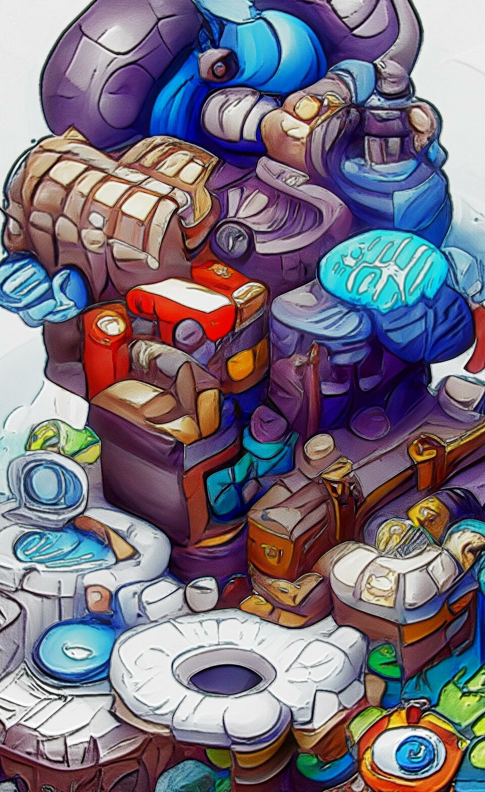 ArtStation - Epic Factory Mobile Game Design 1k background for Mobile ...