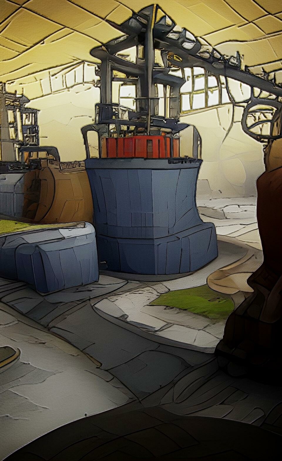 ArtStation - Epic Factory Mobile Game Design 1k background for Mobile ...