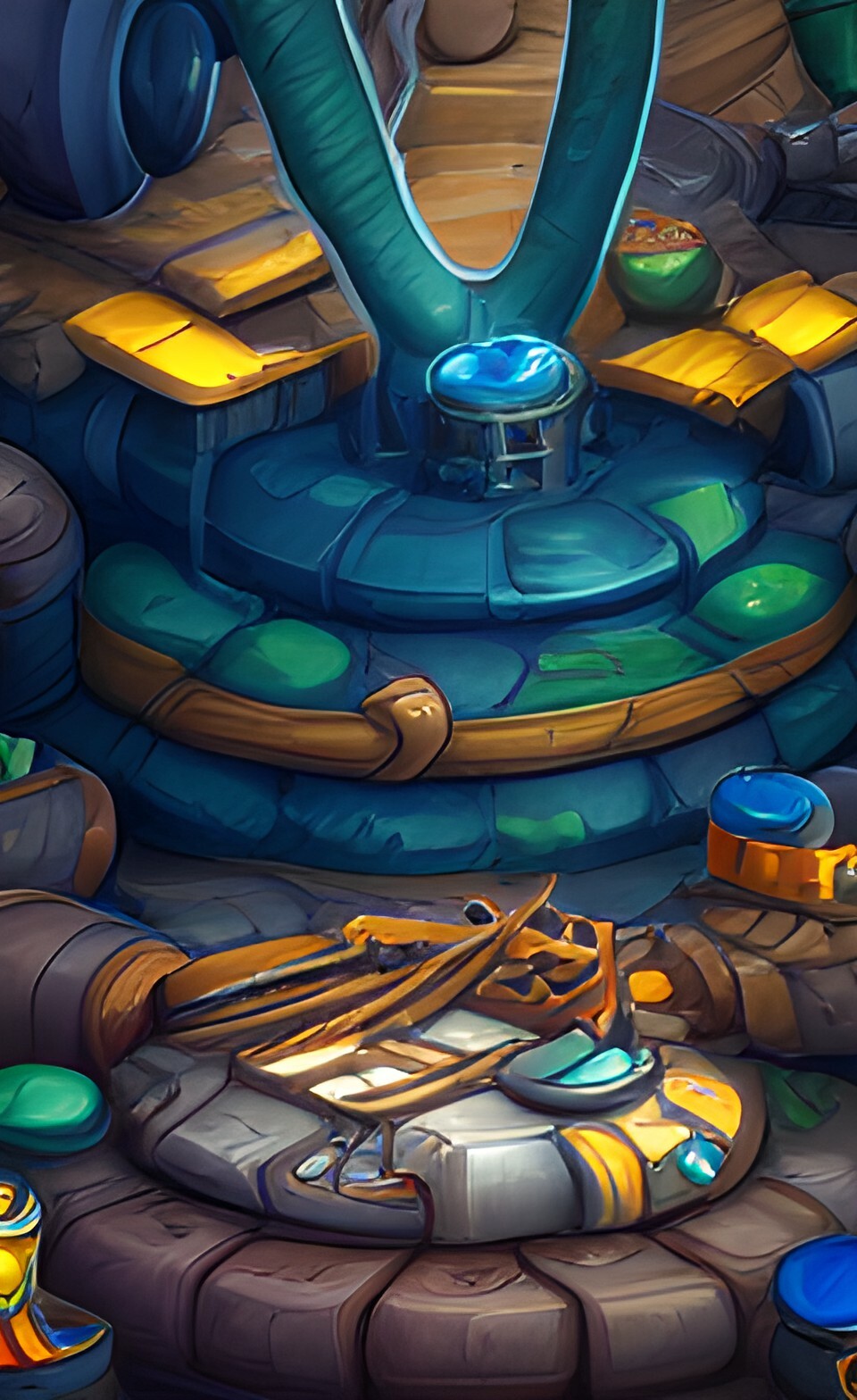 ArtStation - Epic Factory Mobile Game Design 1k background for Mobile ...