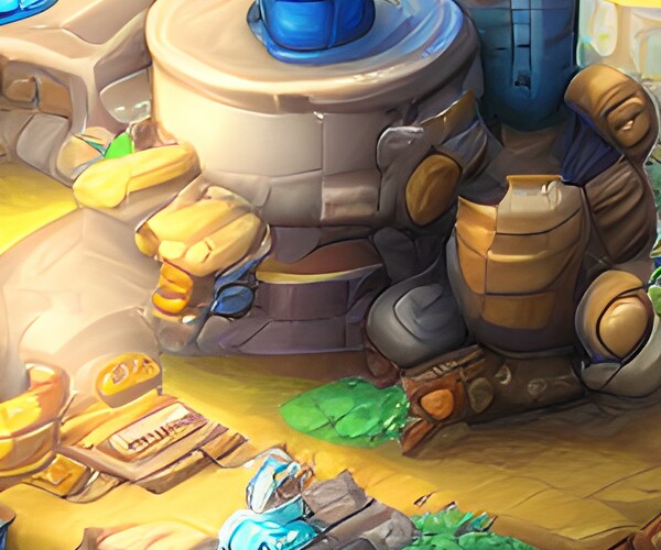 ArtStation - Epic Factory Mobile Game Design 1k background for Mobile ...